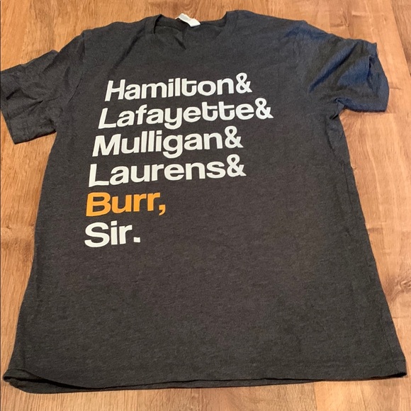 Tops | Hamilton Name List Graphic Tshirt | Poshmark